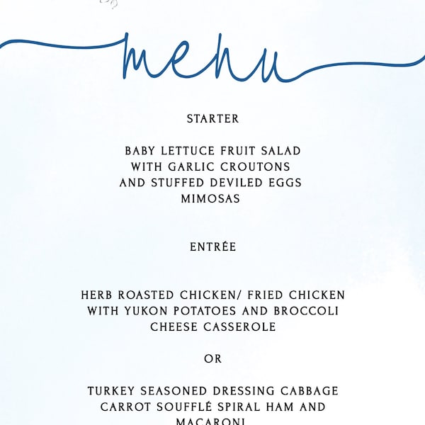 Peter Rabbit Menu Template, Menu Card Template, Baby Shower Menu ...