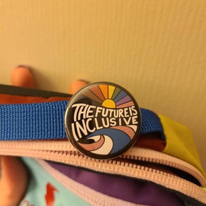Inclusive Button or Magnet, Inclusivity, Trans Pin, Trans Button, We ...