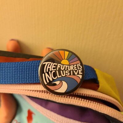 Inclusive Button or Magnet, Inclusivity, Trans Pin, Trans Button, We ...
