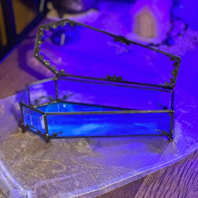 Big Pyramid Glass Box Glass Casket Geometric Box Geometric - Etsy