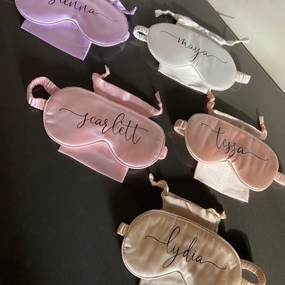 Custom Eye Mask Personalized Sleep Mask Custom Satin Eye Mask ...