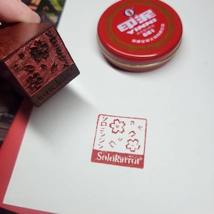 Custom Round Japanese Stamp Japanese Hanko Chop Japanese Name - Etsy