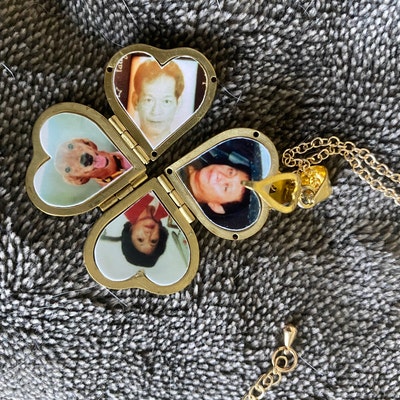 4 Photo Heart Locket,4 Photo Locket,family Locket,multi Photo Locket ...