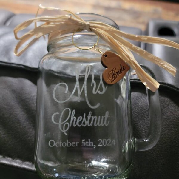 Cowboy Boot Mason Jars, Personalized Mason Jar Mugs, Bride and Groom ...