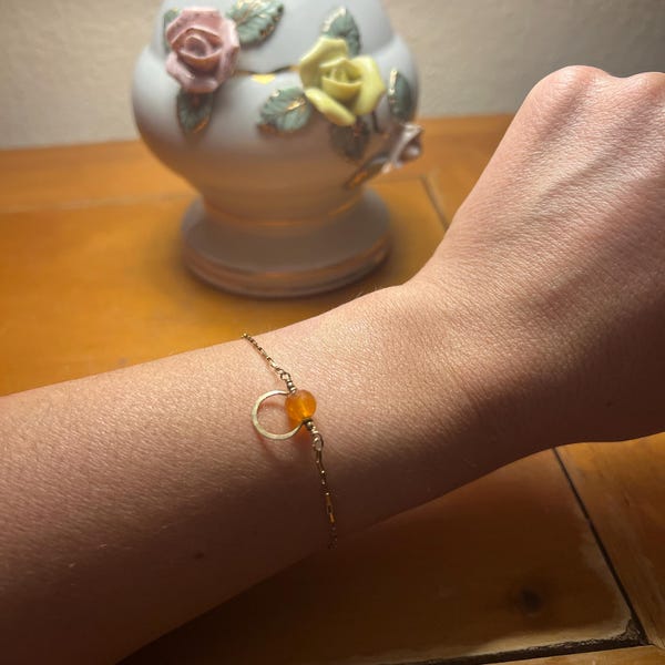 18K Gold-filled Necklace With Turbo Shell and Herkimer Diamond - Etsy