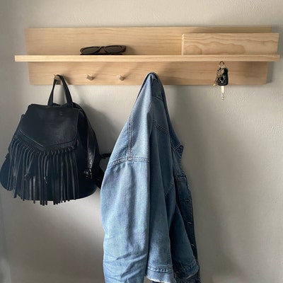 Entryway Organizer Wall all in One Coat Rack Wall Mount, Entryway ...