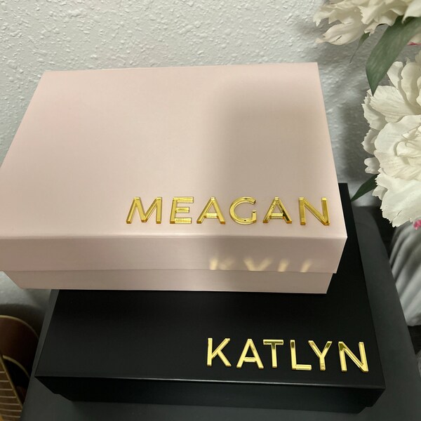 Luxury Personalized Gift Box | Keepsake Box | Wedding Party Gift | Custom Box | Bridesmaid Gift ...