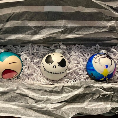 Corpse Bride Custom Hand-painted Ornaments - Etsy