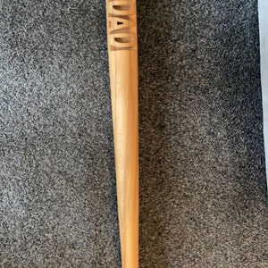 Custom Carved Baseball Bat Personalized Gift for Dad Him Man Cave ...