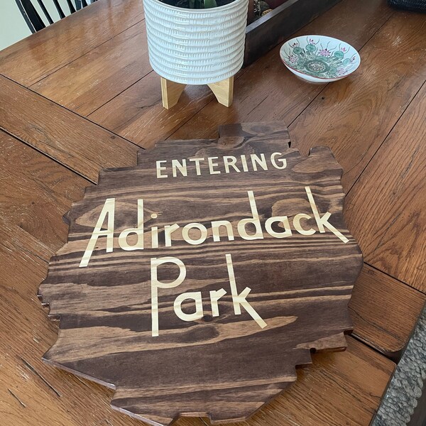 Adirondack Park Sign - Etsy