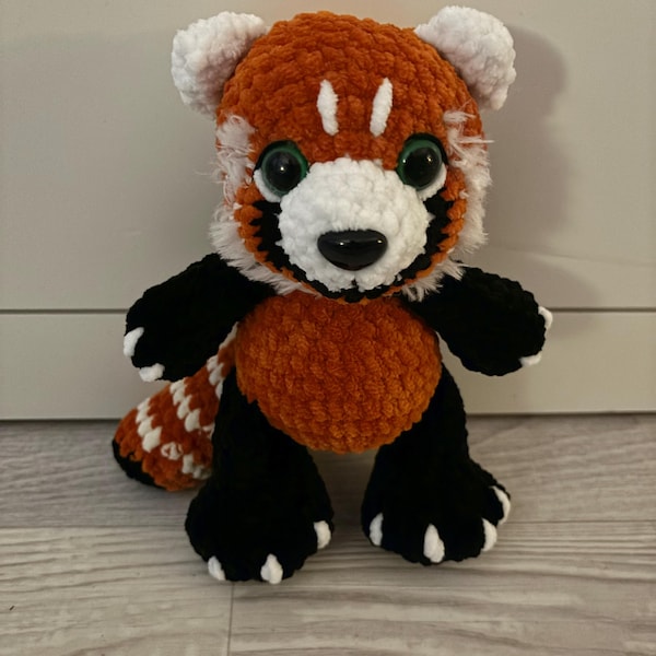 Crochet Red Panda Pattern - Amigurumi Red Panda Pattern – Panda Diy Toy ...