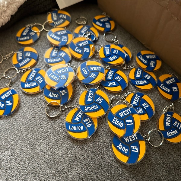 Volleyball Sign With Player Name and Number / Volleyball Decorations ...