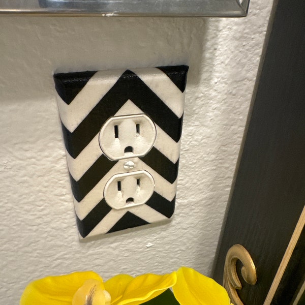 Gold White Bows Single Light Switch Plate Cover Outlets Gold Home Decor ...