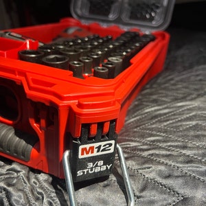 M12 Die Grinder Ultimate Organization Inserts Kit Milwaukee PACKOUT Box ...