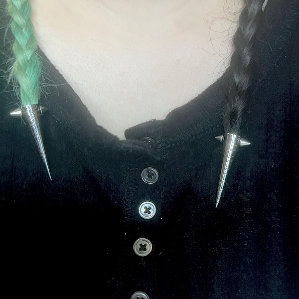Smaller Hair Spikes! Jewellery for Dreadlocks and Braids. Braided Hair ...