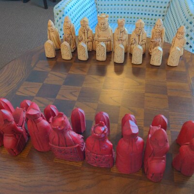 RARE Berserker Trio, Isle of Lewis Chessmen, Chess Piece - Etsy