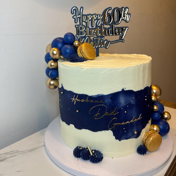 Line Art Face Cake Topper Charm Name Set, Abstract Line Art Cake Topper ...