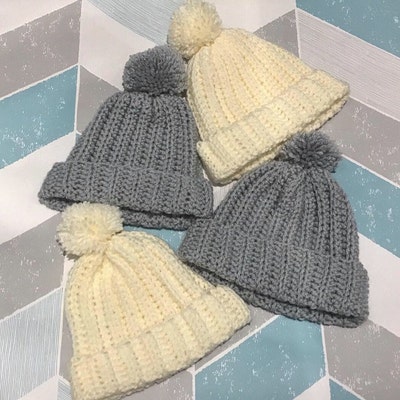 Easy Breezy Ribbed Beanie Crochet Pattern PDF Digital Download Crochet ...