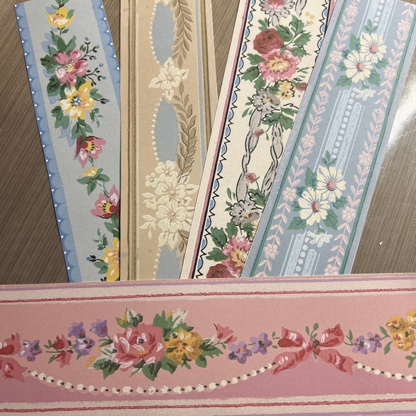 Vintage Wallpaper Border Trims - Etsy