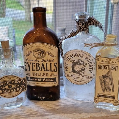 1800's Primitive Style Labels 96 Printable - Etsy