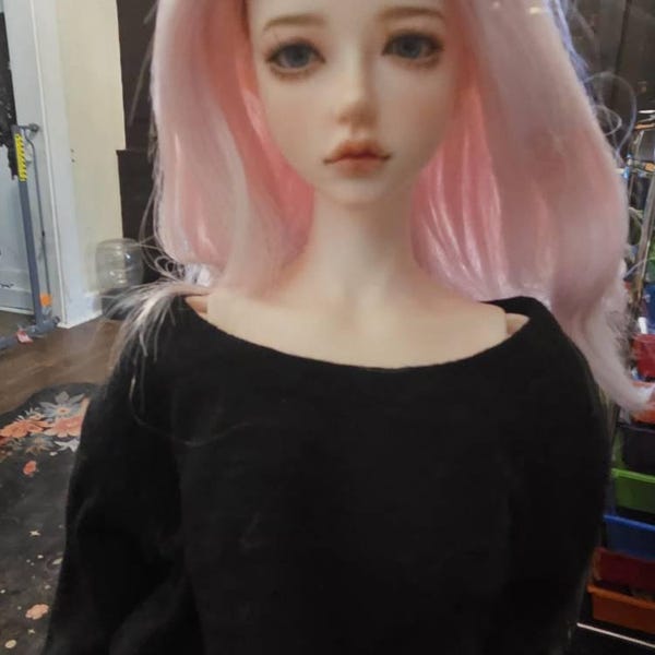 Custom Doll Wig for Smart Dolls- Heat Safe-tangle Resistant- 8.5" Head ...