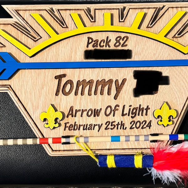 Arrow of Light Plaque Kit | Arrow of Light Awards Kit | Arrow of Light ...