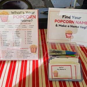 What's Your Burger Name Game With Name Tags & Burger Sign, Burger ...