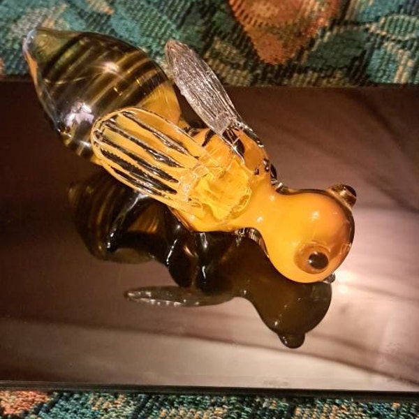 Bee Glass Pipe 5" - Etsy
