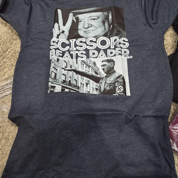 Scissors Beats Paper World War II Shirt - Gifts for History Teachers - Etsy