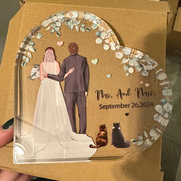 Custom Heart Shape Acrylic Sign, Customized Heart Shape Acrylic Stand ...