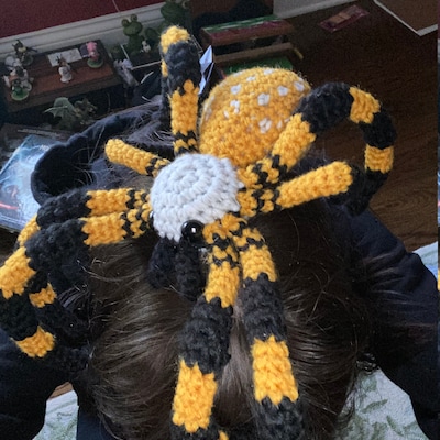 Plush Spider Golden Silk Orb-weaver - Etsy