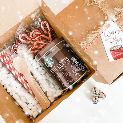 Editable Warm Wishes Tag Personalized Christmas Tag Hot Cocoa Tag ...