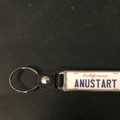 Funny Arrested Development Inspired ANUSTART Licence Plate Keyring - Etsy