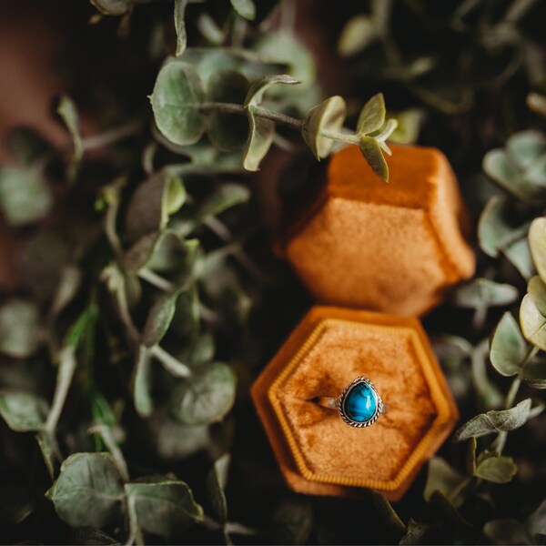 9 Colors- Velvet Ring Box, Engagement Ring Box Double and Single Slot ...