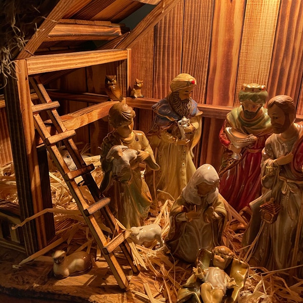 HTF Vintage Hagen Renaker Cat W/ Blue Ball of Yarn, Siamese Cat and ...