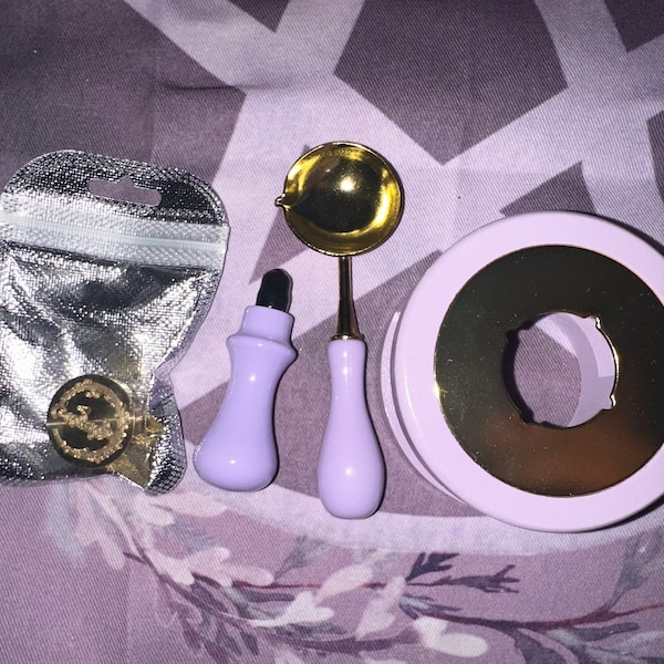 Custom Wax Seal Stamp Kit, 1200pcs Waxbeads Included, Personalised ...