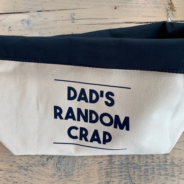 Personalised Random Crap Storage Organiser, Father's Day Gift ...