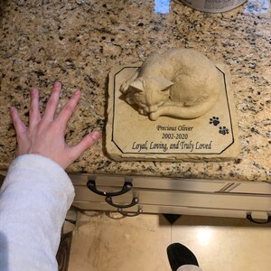 Cat Memorial Stone Personalized Cat Memorial Gift Cat Grave | Etsy