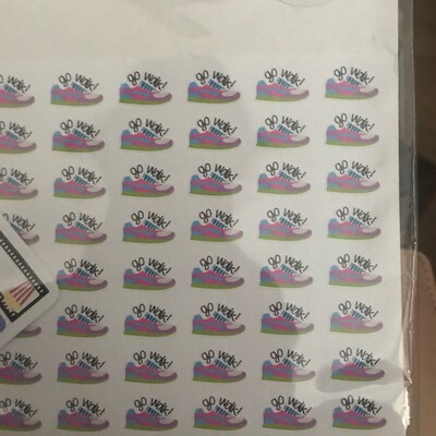 Running Walking Exercise Fitness Shoes Planner Stickers - Etsy