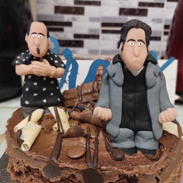 The Sopranos - 3" / 4.5" / 6" Tony Soprano Custom Figurine Figure Cake ...