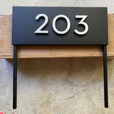 Hi Neighbor Yard Sign/4h Numbers/vertical/sign on Stakes/address Plaque ...