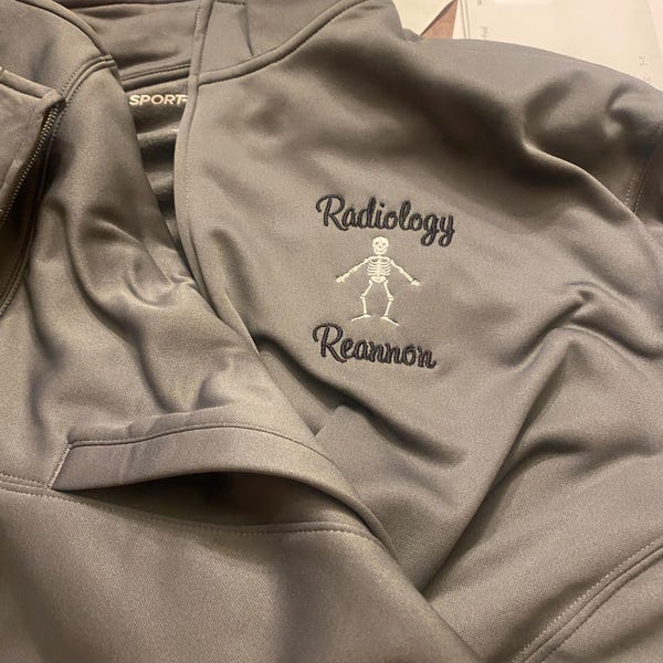 Rad Tech Skeleton Full Zip Jacket With Pockets, Personalized Gift for ...