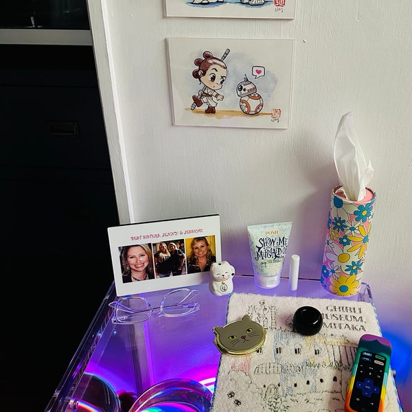 Baby Rey and BB8 5x7 - Etsy