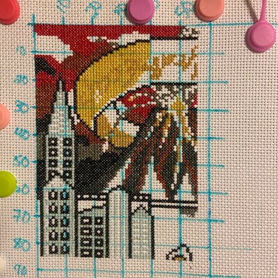 Minecraft Gamer Pattern Modern Colourful Cross Stitch - Etsy