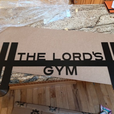 Personalized Home Gym Sign Work Out Custom Gym Sign Workout Wall Art ...