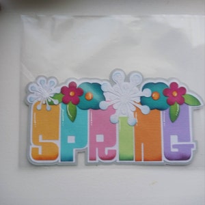 Paper Piecing Title Homecoming Dance, School, Scrapbook Title, Page ...
