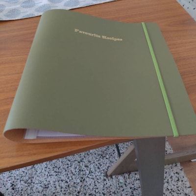 A4 Recycled Leather Portfolio - Etsy