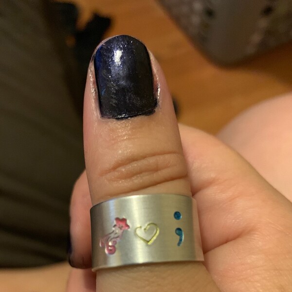 Custom Pride Flag Ring, Bisexual, Pansexual, Asexual, Trans, Gay ...