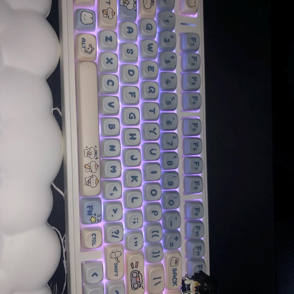 Fully Transparent Keycaps Set, Mechanical Keyboard Keycaps Set, Gaming ...