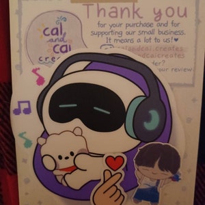 BTS Sticker Jin the Astronaut Wooteo With BT21 RJ Plushie Die Cut Vinyl ...